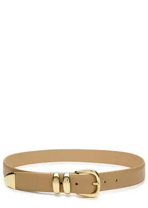 Anderson's Grained Leather Belt - Tan