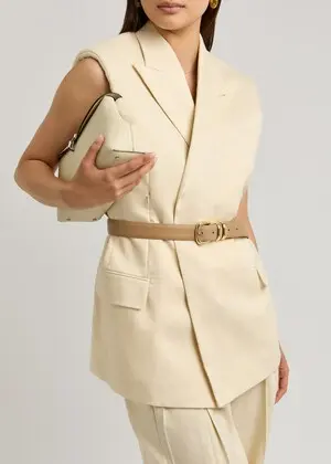 Anderson's Grained Leather Belt - Tan