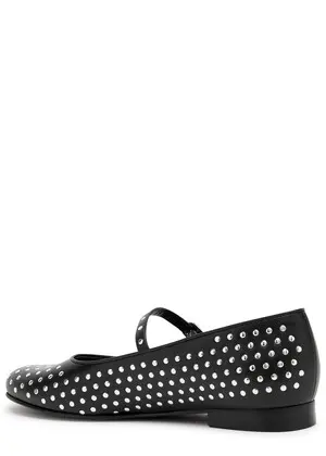 ALOHAS Lucien Studded Leather Ballet Flats