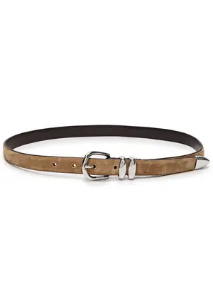 Anderson's Anderson's Suede Belt Taupe