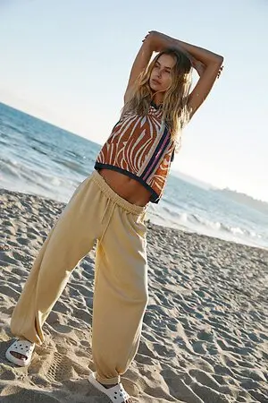 Free People FP Movement Printed Tank Top Willow Combo