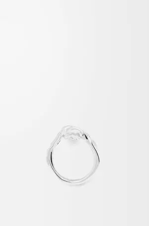 Loewe X Lynda Benglis Knuckle Ring - White Gold