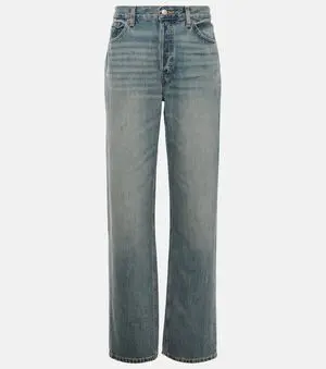 RE/DONE Low-rise Wide-leg Jeans