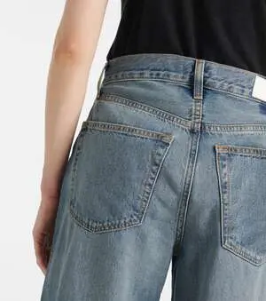 RE/DONE Low-rise Wide-leg Jeans