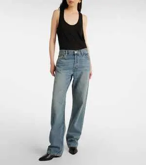 RE/DONE Low-rise Wide-leg Jeans