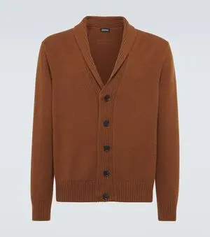Zegna Drop Shoulder Cardigans For Men