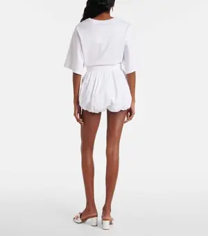 Dolce & Gabbana High-rise Cotton Poplin Shorts
