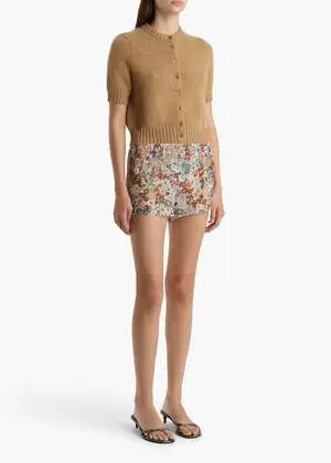 Khaite Nora Cashmere Cardigan - Biscotti