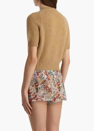 Khaite Nora Cashmere Cardigan - Biscotti