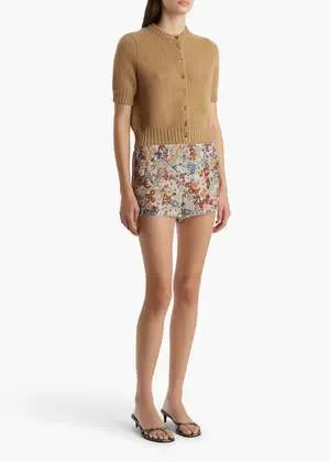 Khaite Nora Cashmere Cardigan - Biscotti