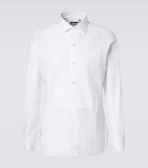 Zegna Cotton Tuxedo Shirt