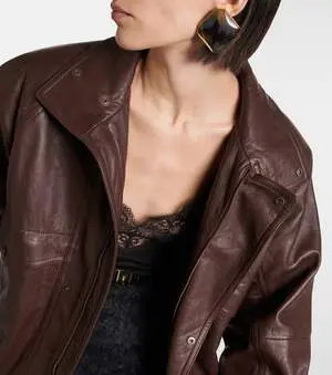 Saint Laurent Leather Blouson