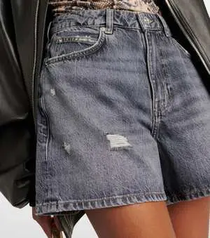 FRAME Easy Denim Shorts