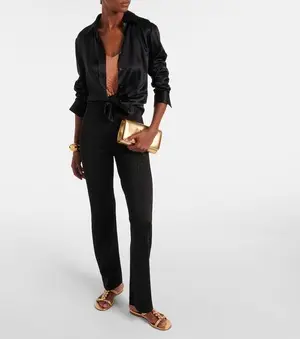 Missoni High-rise Flared Pants - Black