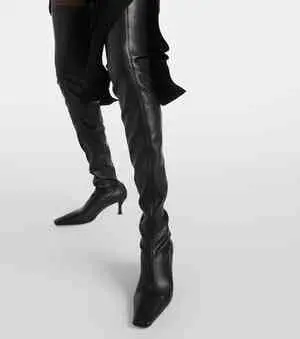 Proenza Schouler Faux Leather Over-the-knee Pointed Toe Boots