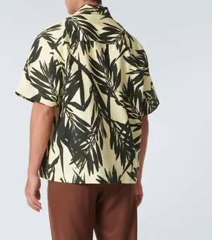 Jacquemus La Chemise Jean Cotton Poplin Bowling Shirt - Yellow