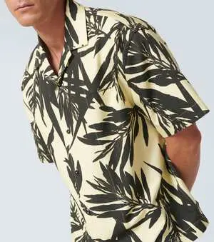 Jacquemus La Chemise Jean Cotton Poplin Bowling Shirt - Yellow