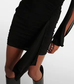 Isabel Marant Étoile Vinia Jersey Minidress - Black