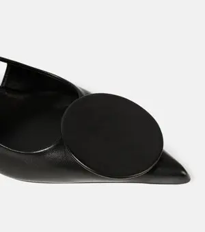 Jacquemus Les Slingbacks Duelo Leather Pumps - Black