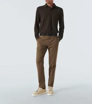 Zegna Triple Stitch Sneakers - Beige