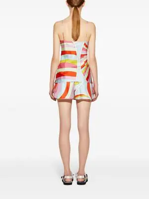 Emilio Pucci Iride-print Silk Top