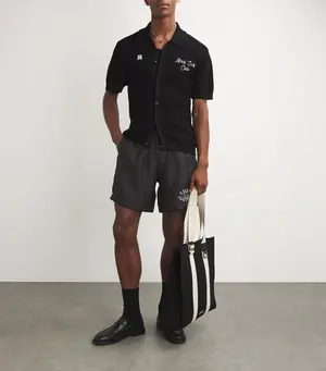 Amiri Silk Logo Shorts