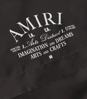 Amiri Silk Logo Shorts