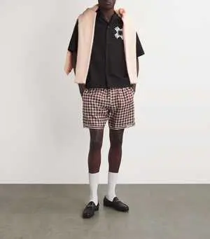 Amiri Silk Logo Shorts