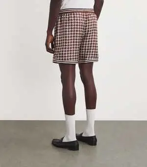 Amiri Silk Logo Shorts