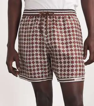 Amiri Silk Logo Shorts