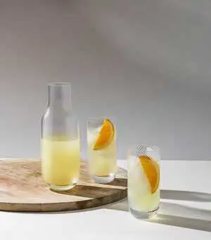 RICHARD BRENDON Crystal Optic Highball Glasses
