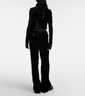 Rick Owens Dietrich Crêpe Sweatpants - Black