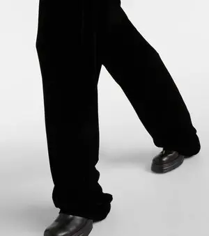 Rick Owens Dietrich Crêpe Sweatpants - Black