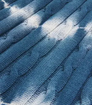 Ralph Lauren Cable-knit Tie-dye Maxi Dress