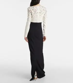Safiyaa Racha Embroidered Gown