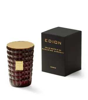 EDION Cello Suite No.23 Rosastro Harmony Candle - Burgundy