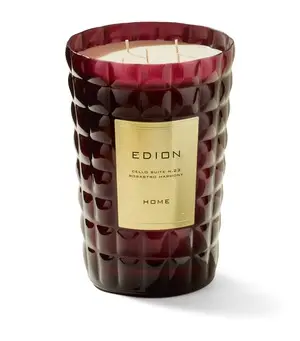 EDION Cello Suite No.23 Rosastro Harmony Candle - Burgundy