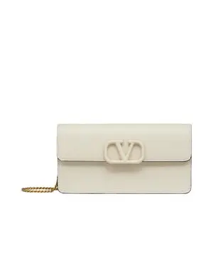 Valentino Garavani Wallet W Strap - White