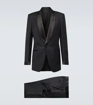 TOM FORD Atticus Wool Twill Suit - Black