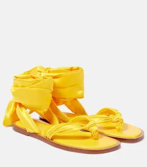 CHRISTIAN LOUBOUTIN Nilo Du Désert Thong Sandals - Yellow