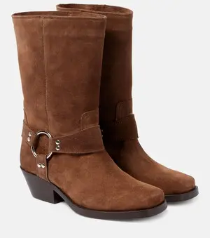 Isabel Marant Étoile Antya Suede Ankle Boots - Brown