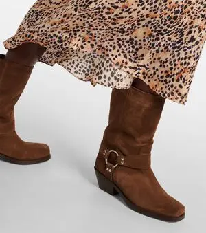 Isabel Marant Étoile Antya Suede Ankle Boots - Brown