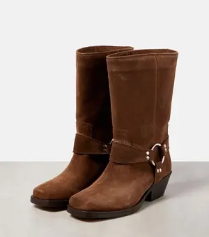 Isabel Marant Étoile Antya Suede Ankle Boots - Brown