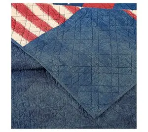 MODERN HEIRLOOM Americana Patch 3pc King Quilt Set