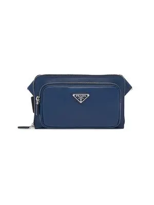 Prada Saffiano Leather Belt Bag Blue