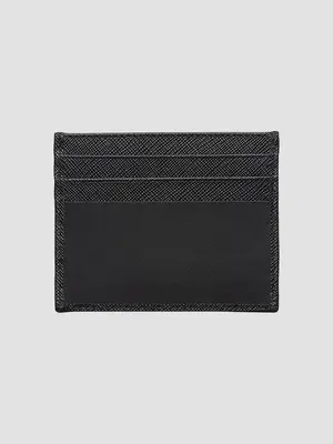 Prada Re-nylon And Saffiano Leather Card Holder