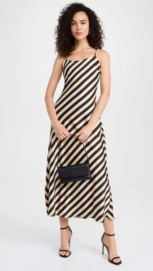 Endless Rose Striped Maxi Slip Dress