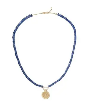 DIANE KORDAS 14-karat Kyanite And Diamond Starburst Necklace - Gold