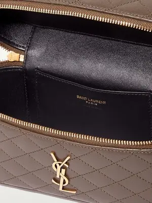 Saint Laurent Gaby Quilted Shoulder Bag - Green
