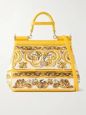Dolce & Gabbana Maiolica Sicily Medium Shoulder Bag